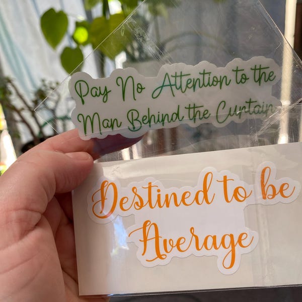 Custom Text Sticker | Build Your Own Sticker | Personalized Quotes ...