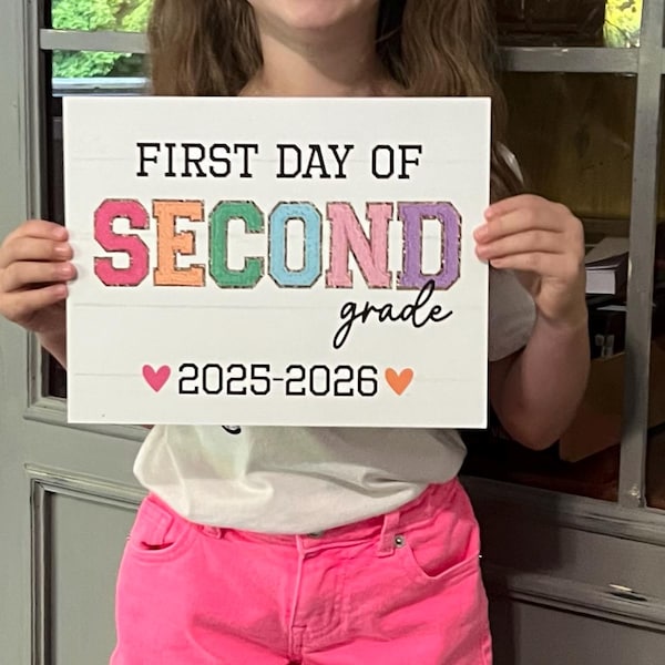 First Day of Senior Year Sign Printable Back to School Sign First Day ...