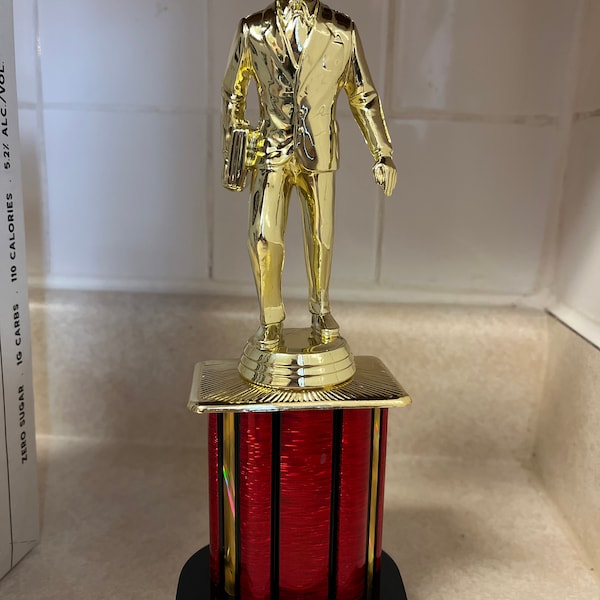 Custom Dundie Award – Personalized Office Trophy – Funny Employee Award ...