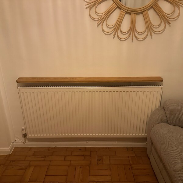 Handmade Radiator Shelf, Made From Solid Wood, Rustic Style ...