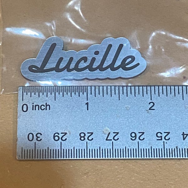 Custom Engraved Car Name Emblem Badge - Black With Gray- Customized ...
