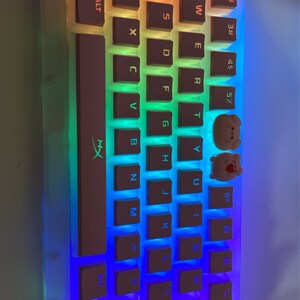 Pig Keycap Kawaii Mechanical Keyboard Clear Pink Piggy Heart - Etsy