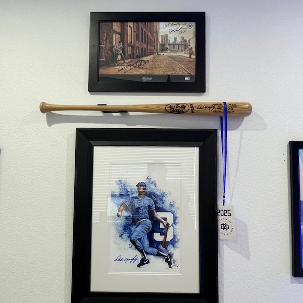 Hideit Hbat Mount - Horizontal Baseball Bat Mount - Etsy