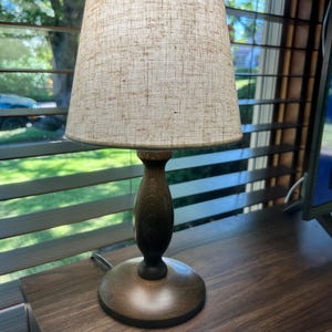 Walnut Floor Lamp , Mid-century Lamp , Wood Standard Lamp ,handmade ...