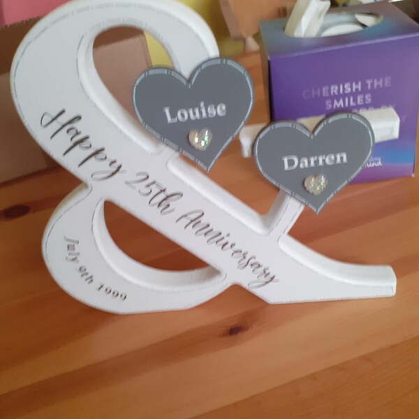 20 Years Together Sign, 20th Anniversary Gift for Parents Anniversary ...