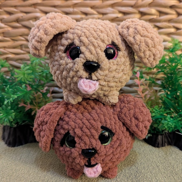 No Sew 2 in 1 Crochet Pattern, Fidget Toy, Cute Puff Amigurumi Plushie ...