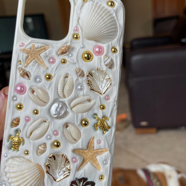 3D Seashell Phone Case: Coastal Summer Charms and Shells - Etsy