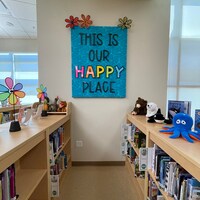 Bulletin Board Letters This is Our Happy Place Classroom Décor Teacher ...