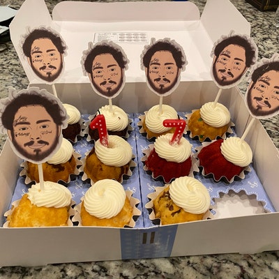 Post Malone Cupcake Toppers Post Malone Party posty You're My Sunflower ...