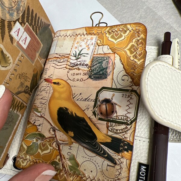 Gray Traveler's Notebook Cover With Insert - Etsy