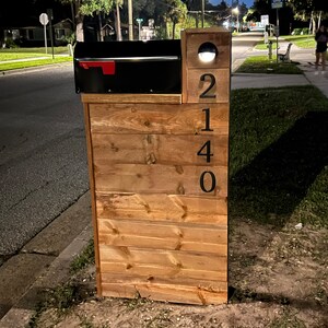 Beautiful, Handcrafted Cedar Mailbox Post A Sure Fire Way to Bring That ...