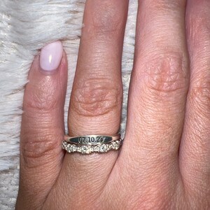 Custom Skinny Name Ring Personalized Stackable Rings in - Etsy