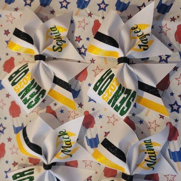 Hope Awareness Bow/cheer Bows/awareness Cheer Bows/pink Cheer Bows - Etsy