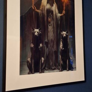 Gothic Pug Dog Victorian Rennasaince Gentleman Fine Art Giclee, Vintage ...