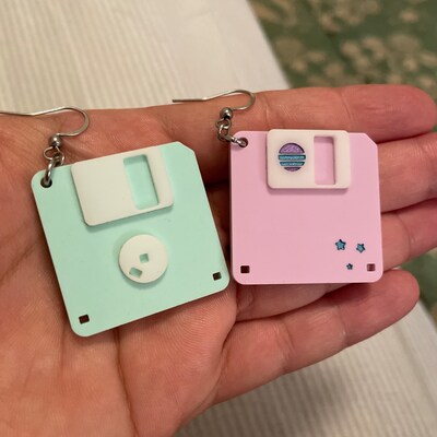 Fluorescent UV Acrylic Coaster Set-vaporwave City Retro - Etsy