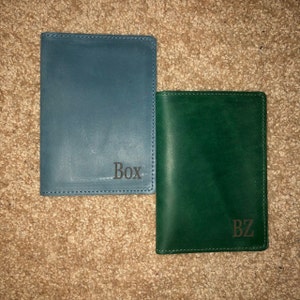 Personalized Leather Notebook Cover Refillable Journal Cover | Etsy