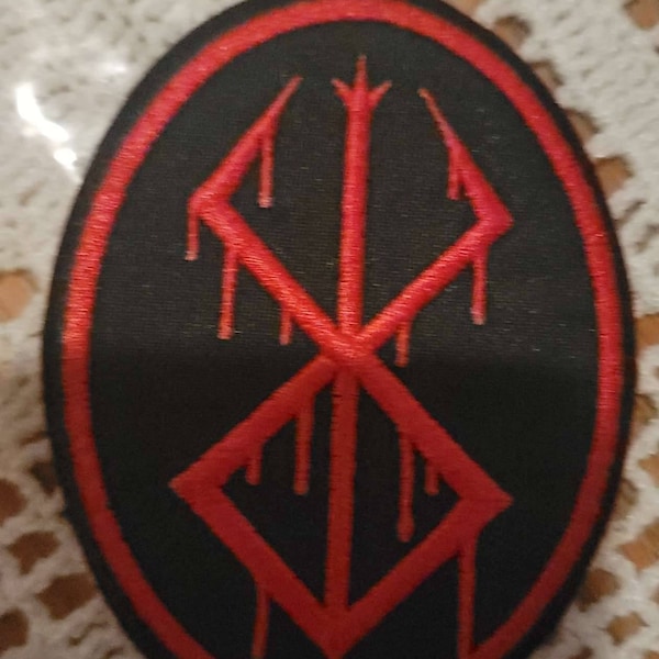 Brand of Sacrifice Emblem Logo Iron-on Embroidered Patch, Custom ...