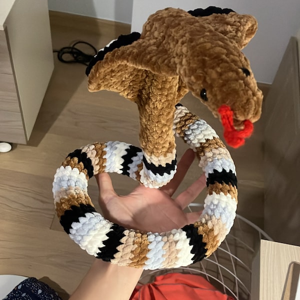 Crochet Pattern Snake and Cobra - SET 2 in 1 PDF Tutorial - Amigurumi ...