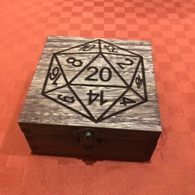 Small Dice Box, Game Dice Box, RPG Dice Box, Vampire Masquarade, Call ...