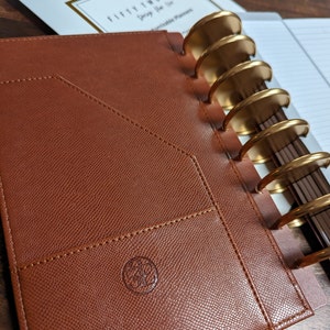 Custom Stamped Cardstock Discbound Dividers Pink-black-blue-red Foiled ...