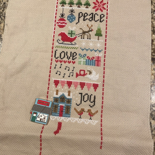 Christmas Wishes Cross Stitch Sampler PDF Chart INSTANT DOWNLOAD - Etsy