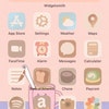 Cute Hand Drawn Ios & Android App Icons Home Screen Set Widget ...
