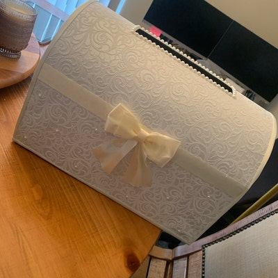 Card Box Wedding Dusty Blue Wedding, Personalized, Wedding Card Box ...