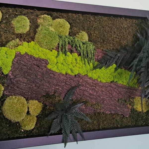 Moss Frame, Moss Art, Mosswall, Moss Picture, Home Decoration - Etsy