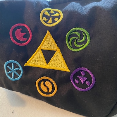 Zelda Machine Embroidery Design Embellished Spirit Medallions 4x4 - Etsy