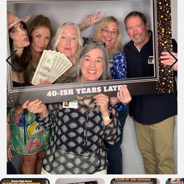 High School Reunion Photo Booth, School Reunion Selfie Frame, Class ...
