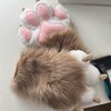PDF Pattern Download Fursuit 4 Finger Puffy Handpaws, Furry Paws ...