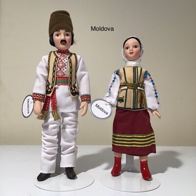Handcrafted Porcelain Doll Moldovan Summer Suit N24 - Etsy