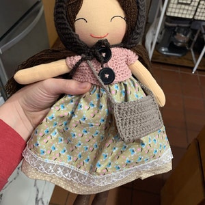 Doll Pincushion Sewing Pattern, DIY Pincushion Tutorial, Pdf Instant ...