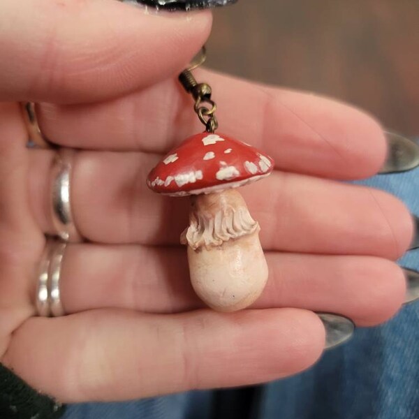 Rabbit Jumping Over Moon Handmade Earrings - Etsy