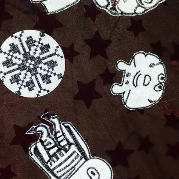 Plague Doctor Reflective Iron-on Embroidered Patch - Etsy