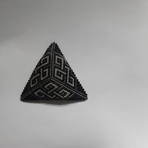 Pattern, Peyote Celtic Knot Pattern Set Triangle Pendant and Peyote ...