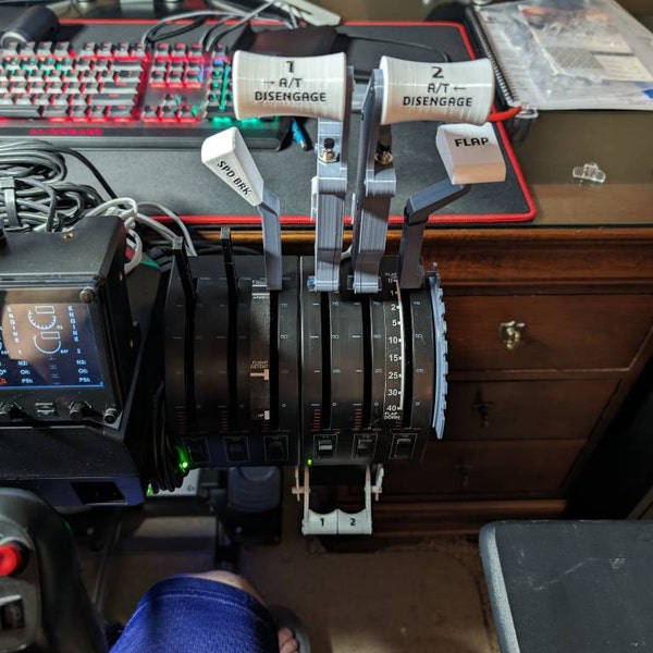 Boeing 737 Thrust Levers for Saitek Pro Flight Throttle Quadrant ...