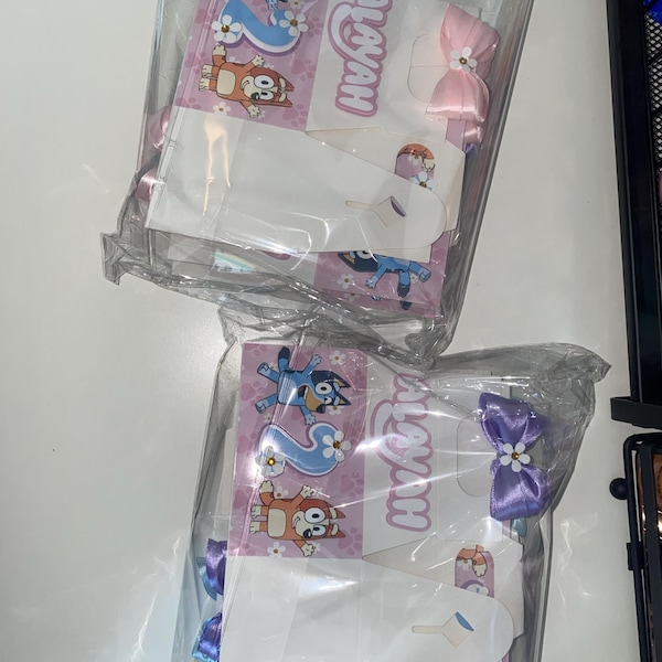 Bluey Girly Party Favors Pack, Candy Favors, Bluey Dog Birthday ...