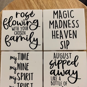 Lake Life Coaster Set - Etsy