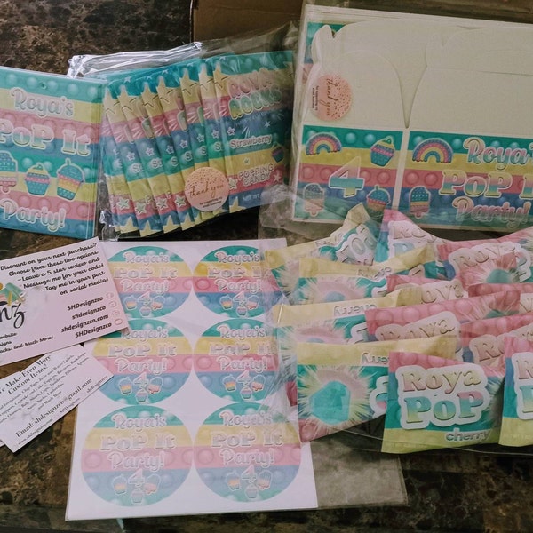 SHD Small Party Package - Snack Favors - Party Favors - Candy Favors ...