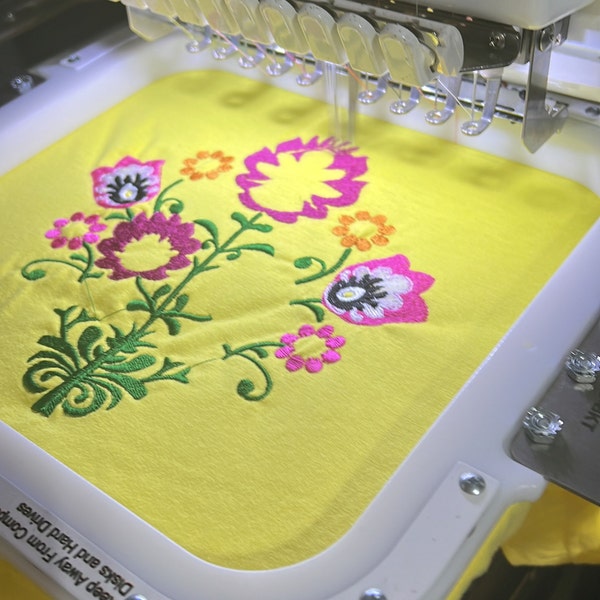 Floral Spring Embroidery - Machine Embroidery Design, Embroidery ...