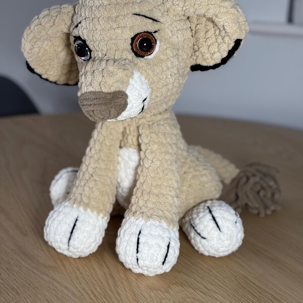 No Sew Chunky Lion Amigurumi Crochet Pattern - Etsy