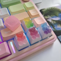 Horror TV Tab Keycap, Artisan Keycaps, Gothic Keycap, Custom Keycap, 3d ...