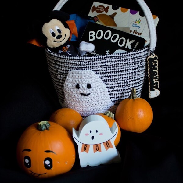 Halloween Boo Basket Tag, Trick-or-treat Bag Tag, Custom Halloween Gift ...