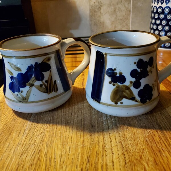 Vintage Libbey Mambo Set of 2 Tumbler Glasses Cups Stripes Multicolored ...