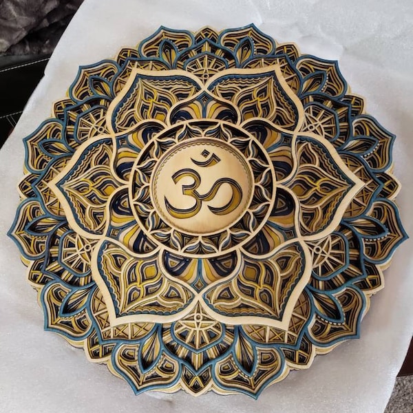 7 Chakras Toran Mandala Wooden Arts Spiritual Gift Seven Chakras ...