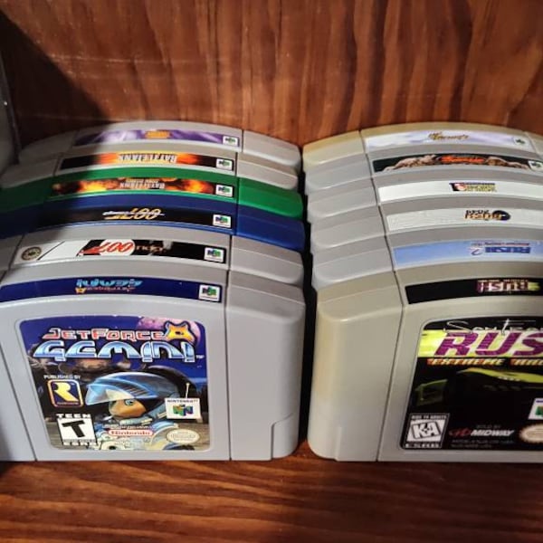 Japanese N64 Cartridge Top End Labels - All 198 Japanese Labels + 24 ...