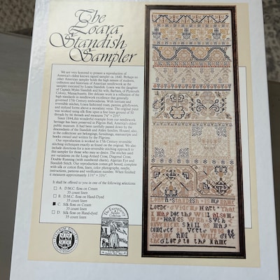 The Chase Sampler mary Starkey Sampler - Etsy
