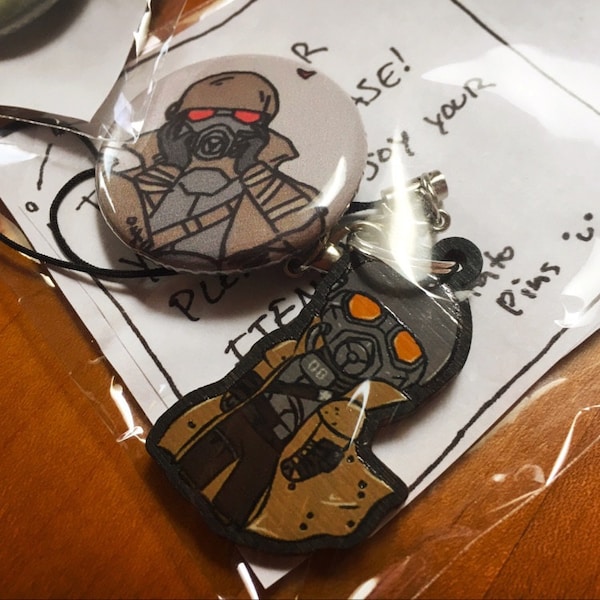 NCR Veteran Ranger 1.5" and 2" Charm 1.25" Pin - Etsy