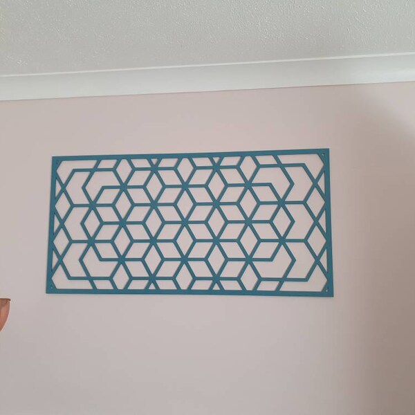 Water Drops Decorative Screen for Radiator Cabinets Laser-cut Panel 2FT ...
